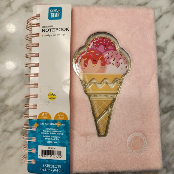 Pen plus Gear | Office | Pengear Pen Gear Lightup Journal Ice Cream ...